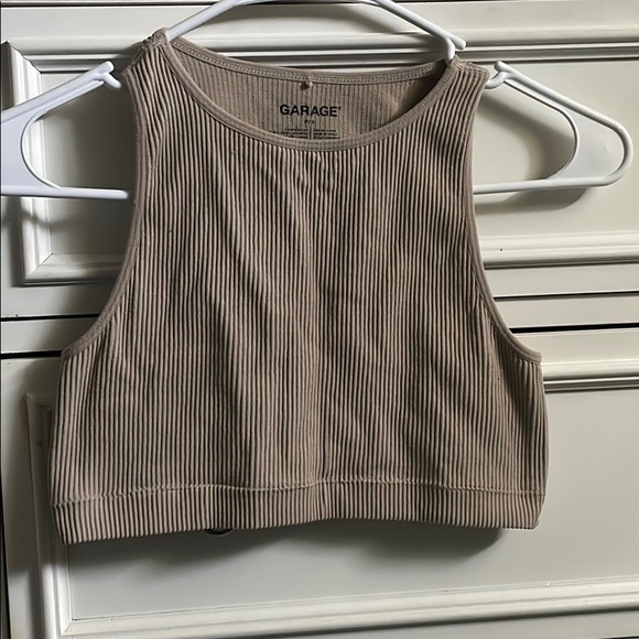Garage | Tops | Garage Seamless High Neck Cropped Tank Top | Poshmark